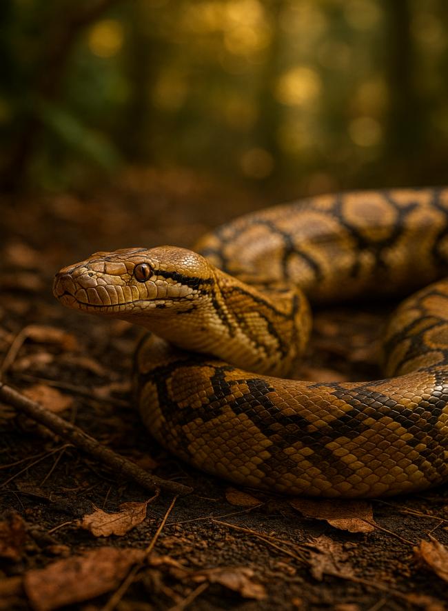 Serpiente Pitón Reticulada · Animalia — Netcrom